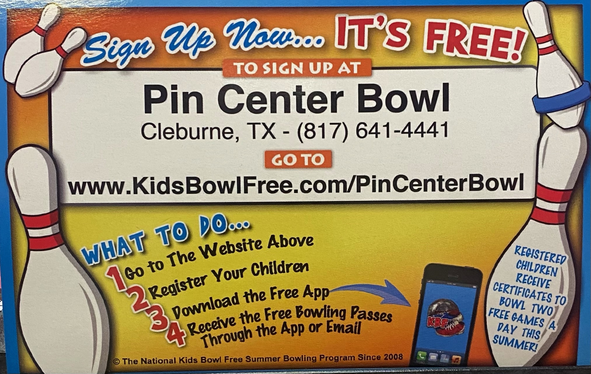 Pin Center Bowl